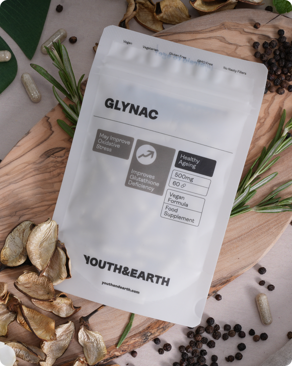GLYNAC (NAC & Glycine) 60 Capsules | Youth & Earth - youthandearth