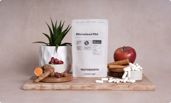 PEA (Palmitoylethanolamide) Micronised 60 Capsules | Youth & Earth ...