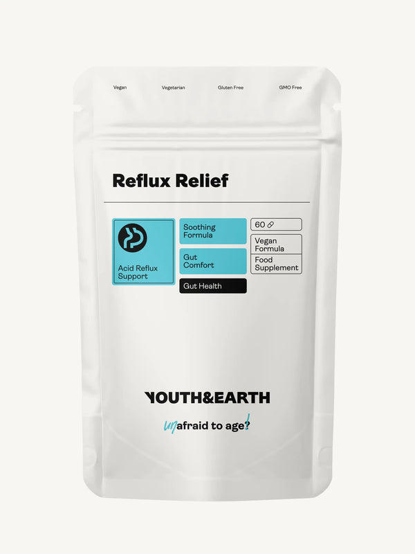 Reflux Relief 60 Capsules | Youth & Earth Anti-Ageing Supplements ...