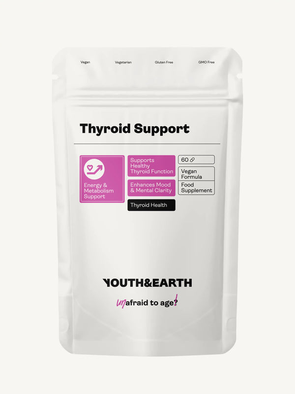 Thyroid Support 60 Capsules | Youth & Earth - youthandearth